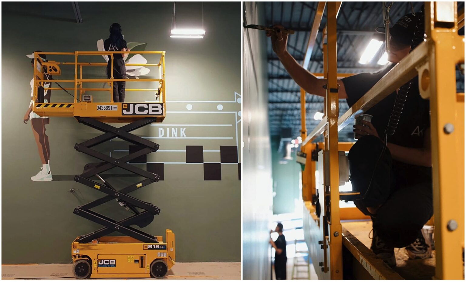 A Dallas Mural for At Fault Pickleball - allikdesign.com